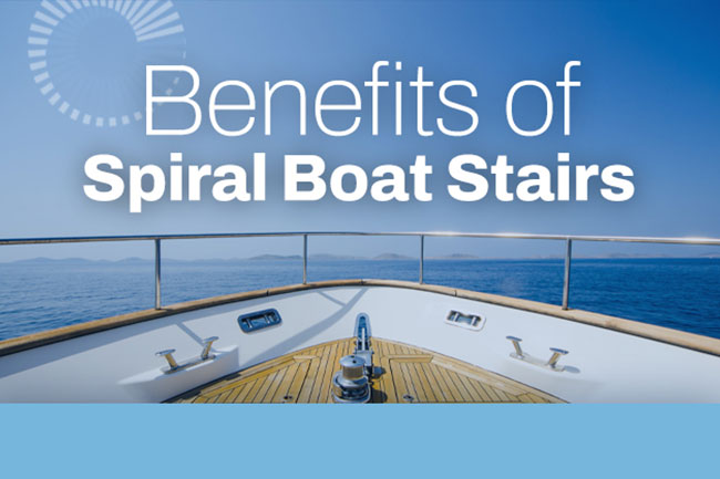 Benefits of Spiral Boat Stairs [infographic] | Stainless Outfitters Inc.